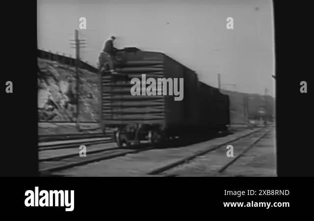 1940 - In this safety film, the first scenes demonstrate how not to use ...