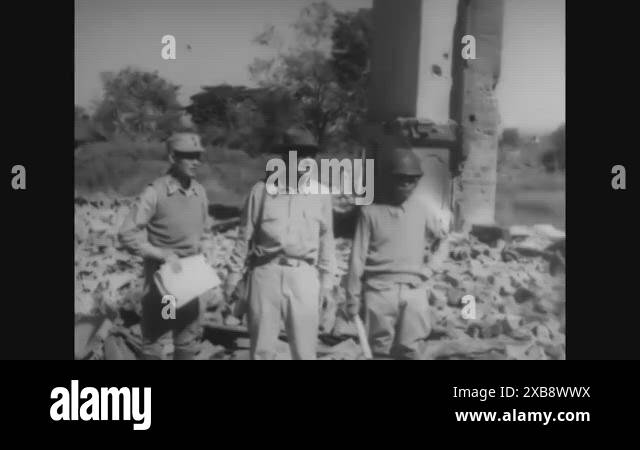 1940s - General Dan I. Sultan and general Sun Li-jen are touring ...