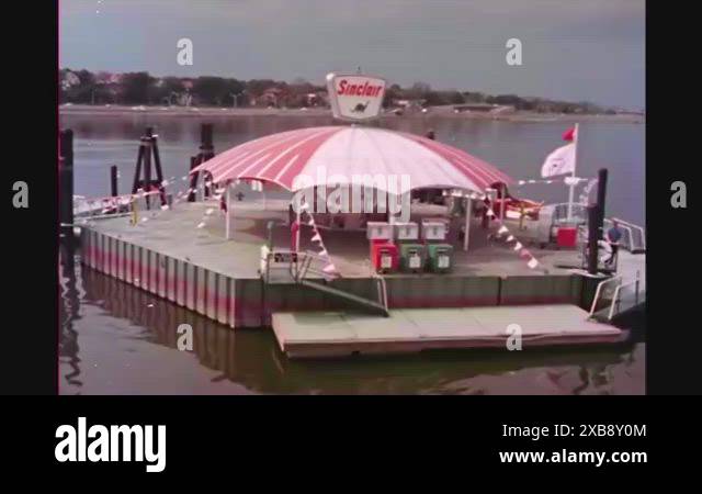1964 - Sinclair created a floating service station at the marina at the ...