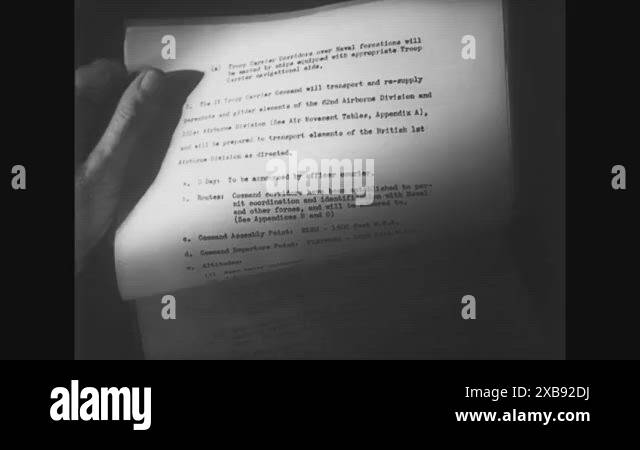 Field order number 1 to the 9th troop carrier command initiates the ...