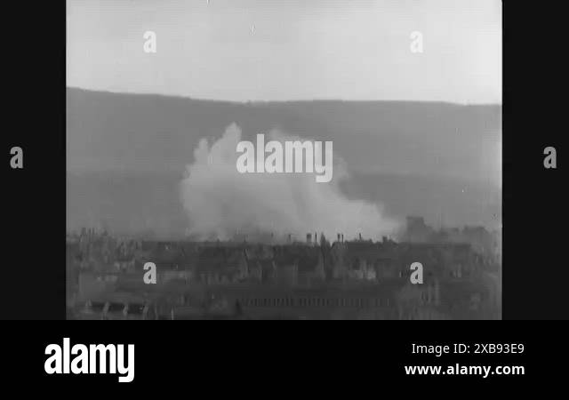 1945 - Shells explode in Koblenz, Germany and US soldiers advance into ...