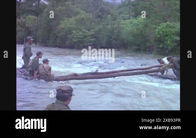 1964 - Soldiers from the Camp Plei Mrong Strike Force and the United ...