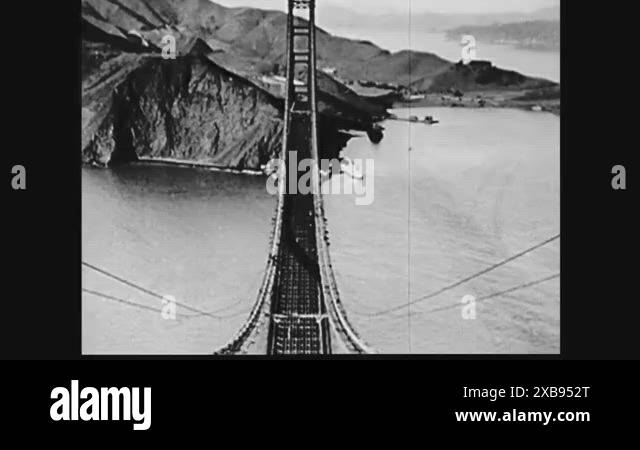 Golden gate bridge opening 1937 Stock Videos & Footage - HD and 4K ...