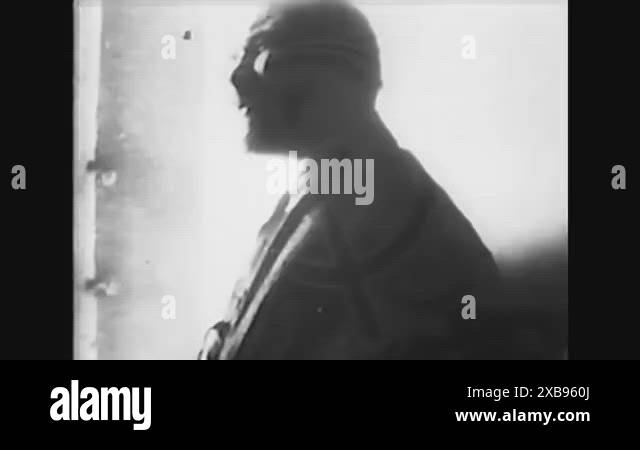 Leon Trotsky, Vladimir Lenin and Joseph Stalin secure power and ...