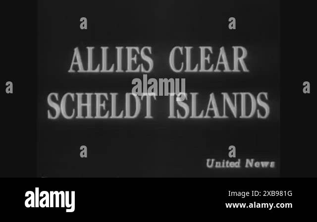 Allied troops capture several units of Nazi soldiers on the Dutch ...