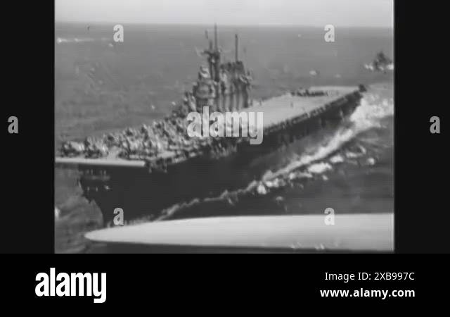 American forces fight using their battleships and aircraft in the ...