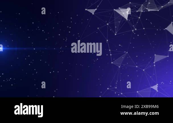 Digital Plexus tunnel Digital Technology Circle Tunnel Polygon Plexus Data Network Background ...