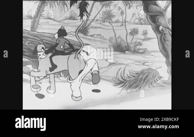 1932 - In this animated film, Simon the Monkey and his dog are chased ...