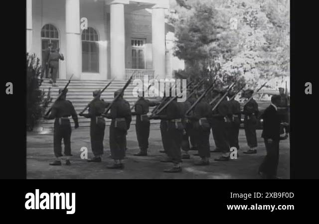 1958 - Walter Cronkite narrates footage of General George Marshall ...