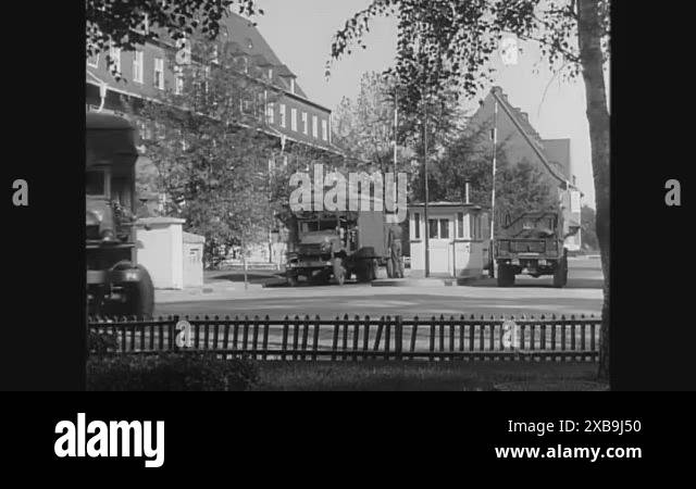 Military mapping service teams measure and test several environments in ...