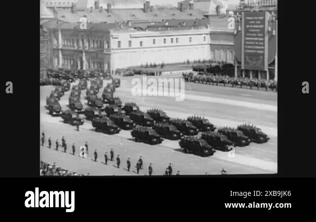 Communist forces parade their weaponry and military power through ...
