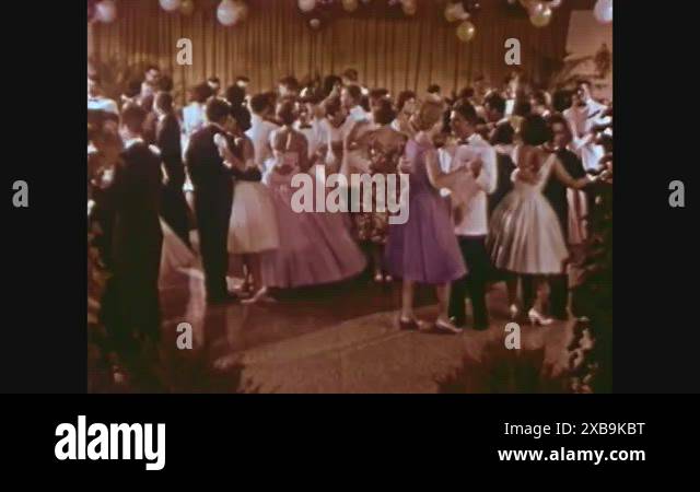 Proper dance floor etiquette is explained as couples dance at the prom ...