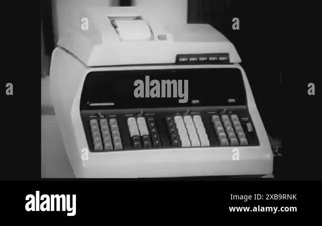 The computer calculator has a graphic plotter and electronic printer ...