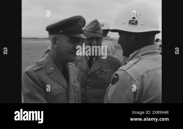 1951 - At Kadena Air Force Base in Okinawa, Japan, General J. Lawton ...