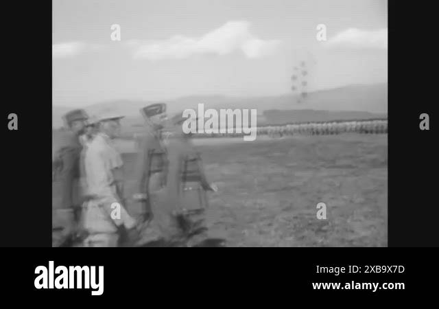 1945 - US Lieutenant General Daniel Sultan and Chinese Generals Sun Li ...