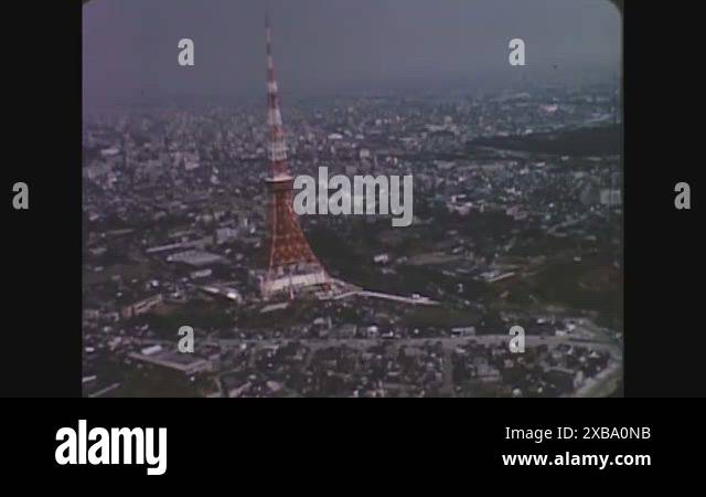 Japanese city life, a typical morning for a suburban family in 1963 ...