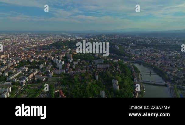 Lyon birds eye view Stock Videos & Footage - HD and 4K Video Clips - Alamy
