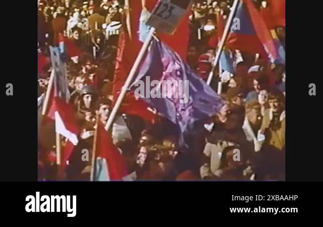 Dave Dellinger, J Rubin, J Froines, Abbie Hoffman, June Lochart, and ...