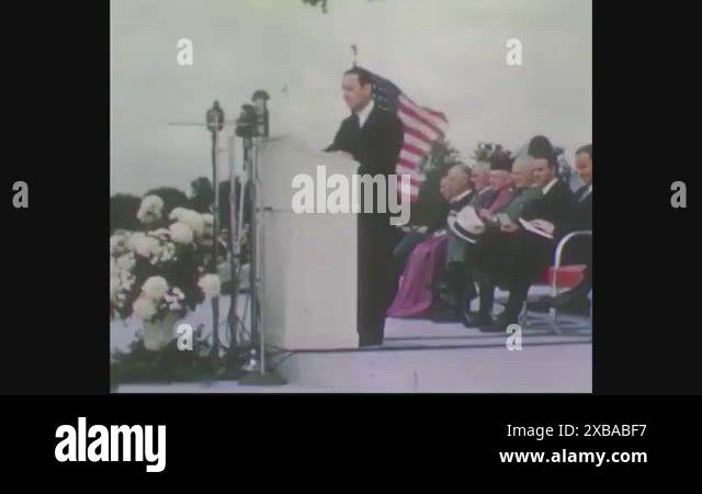 Opera singer Eleanor Steber performs at a tribute to Harvey Firestone ...
