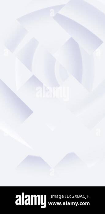 Vertical video - clean white motion background animation with rotating ...