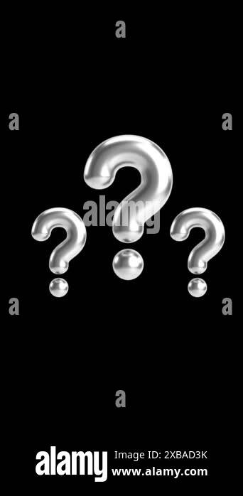 White question mark animation. Question mark 3d pop up, question mark ...