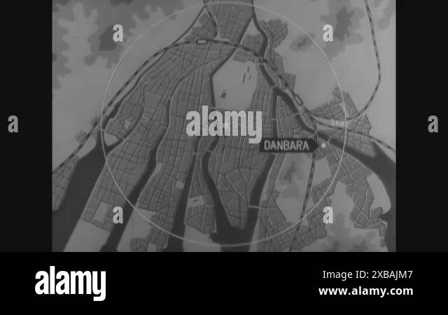 1945 - An animated map of Japan pinpoints the epicenter of the atomic ...