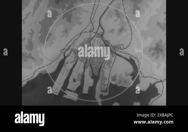 1945 - An animated map of Japan pinpoints the epicenter of the atomic ...