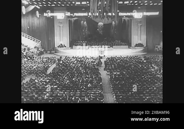 First Secretary of the Communist Party of the Soviet Union Nikita ...