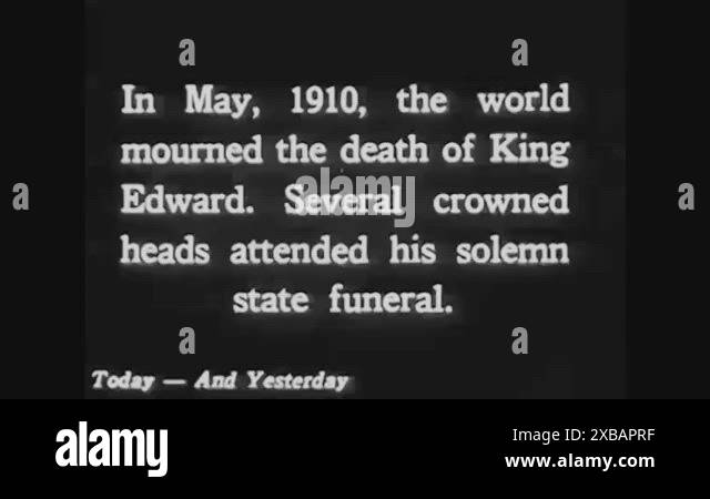 Funeral of king edward vii Stock Videos & Footage - HD and 4K Video ...
