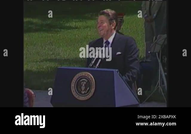 President Ronald Reagan speaks of the unsung heroes of the CIA and ...