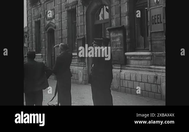 WW2 footage of a large fleet of military aircraft flying overhead ...