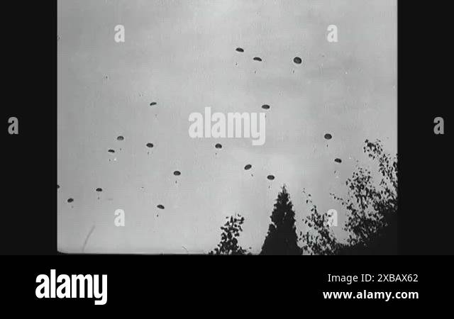 WW2 aerial shots of grounded military aircraft strewn across fields and ...