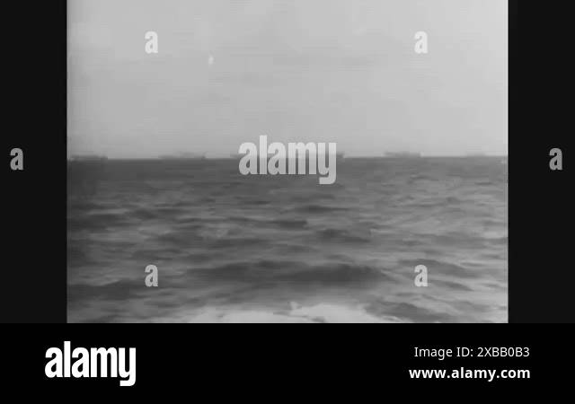 The Nazi Luftwaffe bombs warships, supplies are delivered, engineers ...