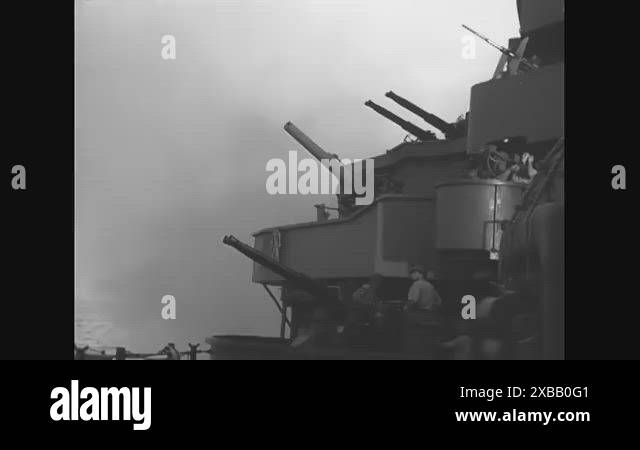 1945 - Generals MacArthur, Marshall, and Beebe are aboard a US Navy ...