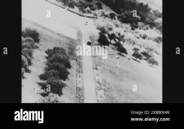 1944 - German trucks, railroads and airfields are strafed by US Army ...