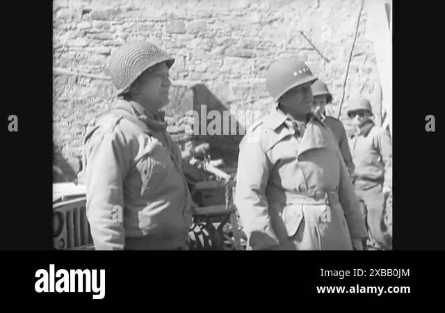 1945 - Generals Devers and Patch and Assistant Secretary of War John ...