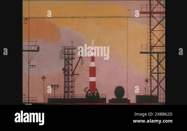 The opening scene to a 1960s film about ballistic missile guidance ...