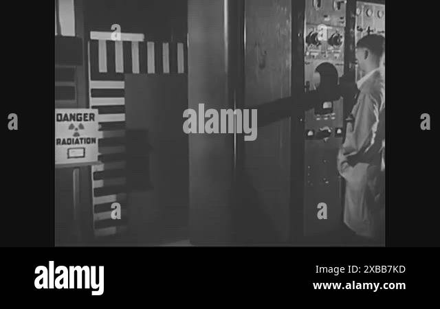 Researchers perform various experiments on nuclear energy in the 1950s ...