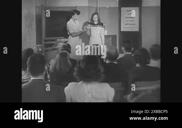A 1940s film about first aid stresses the importance of first aid ...