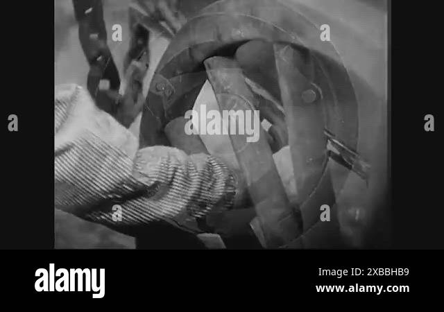 A chain is used as a brake for a wagon wheel and a modern automotive ...