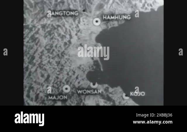 An animated map illustrates troop movements and Chinese prisoners or ...