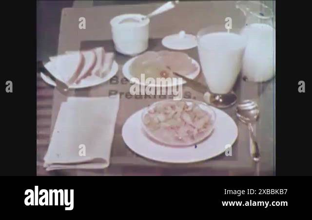 1964 -- Various grains are used as props for a television program about ...