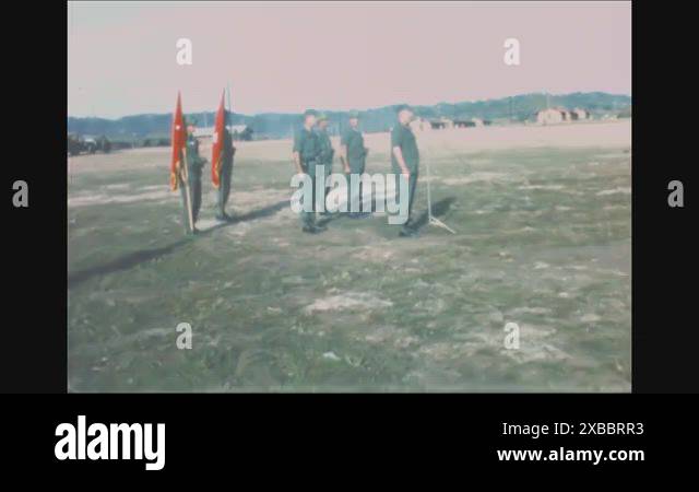 1967 - A convoy of the 101st Airborne Division's 1st Infantry Division ...
