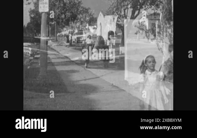 1950s - A brother and a sister turn down a ride from a stranger, cross ...