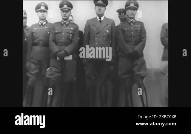 1942 - Nazi soldiers arrive in Paris, and an unwell Nazi is laid on a ...