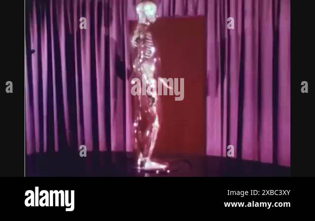 A see through model of the human body in the 1970s Stock Video Footage ...