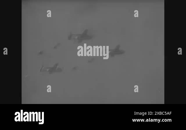 1948 - Generals Jacob Devers, Percy Clarkson, and other officers watch ...