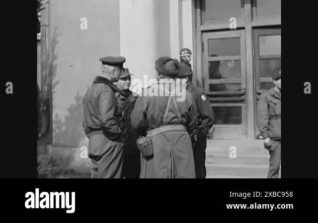 1951 - General Matthew Ridgway, Major General Earle Partridge, and ...