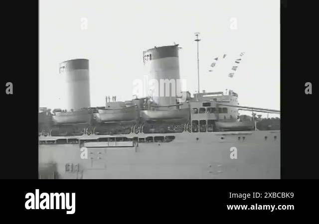 The USNS General John Pope troop transport ship carrying the 187th ...
