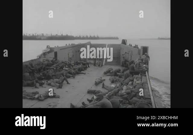 Ships in a military harbor in the arctic, DEW Line, the Distant Early ...